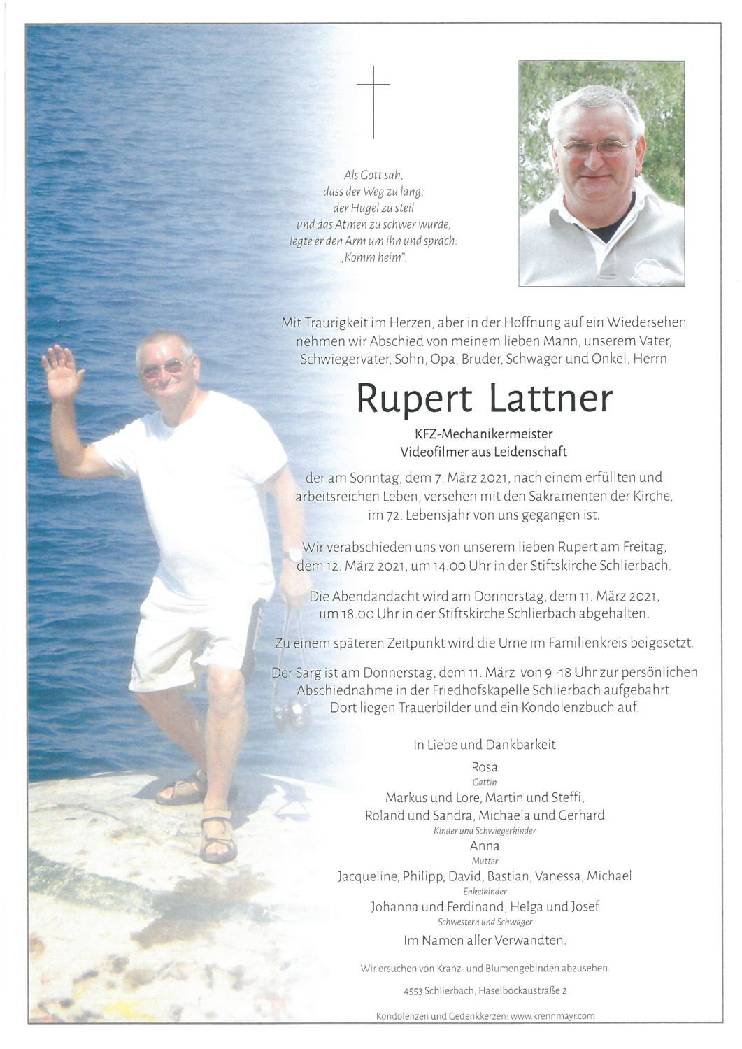 Todesfall Rupert Lattner